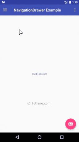 Android Navigation Drawer Sliding Menu Tutlane