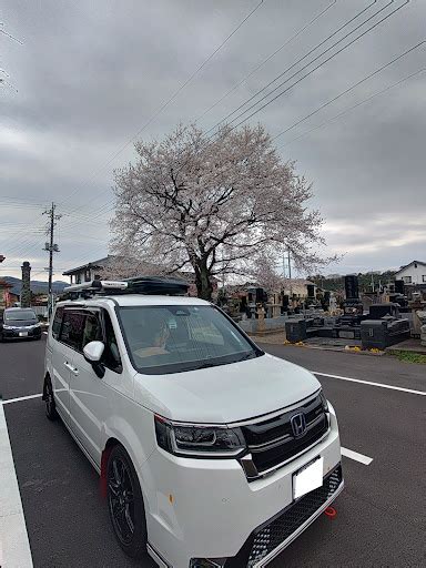 ステップワゴンスパーダのサクラと愛車地震災害に遭われた方々にお見舞い申し上げます戦争早期終結を願う 月もよろしくお願い致しますに関するカスタム事例車のカスタム情報はCARTUNE