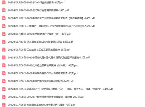 工业软件行业研究报告 方案365