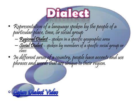 Ppt Dialect Slang And Colloquialisms Powerpoint Presentation Id 3060989