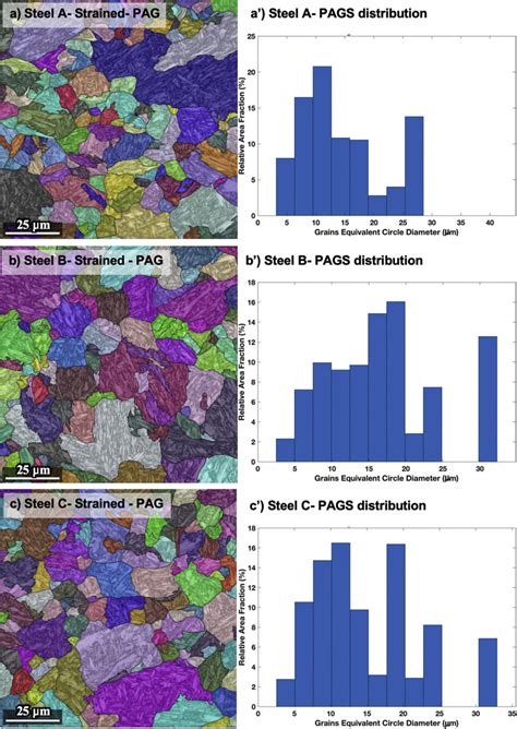The Results Of The Reconstructed Prior Austenite Grain Pag Structure