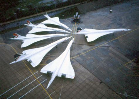 4 Concordes In Formation Raviation