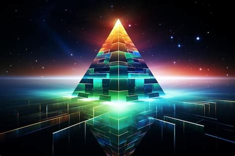 digital tech prisms desktop background image beautiful desktop