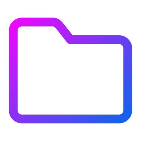 Folder Generic Gradient Icon