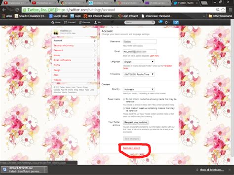 Cara Menonaktifkan Akun Twitter Untuk Sementara Saran