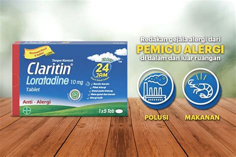 Tablet Redakan Alergi Selama 24 Jam Claritin®