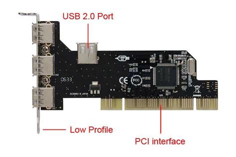 Low Profile Usb 2 0 Pci Controller Card Wholesale Computer
