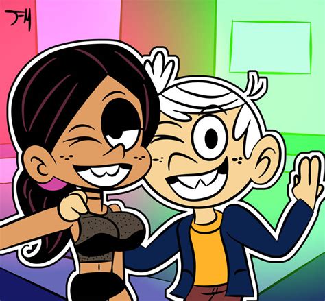 Ronnie Anne And Lincoln Hanging Out By Franmontelongo98 On Deviantart