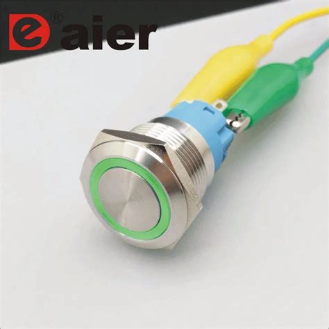 22mm Flat Button 24 Volt Push Button Switch Buy 24 Volt Push Button