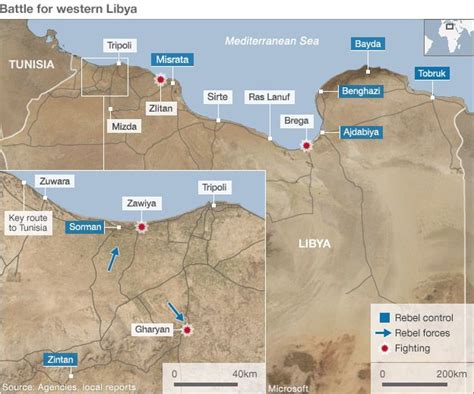 Libya Conflict Beginning Of The End Bbc News