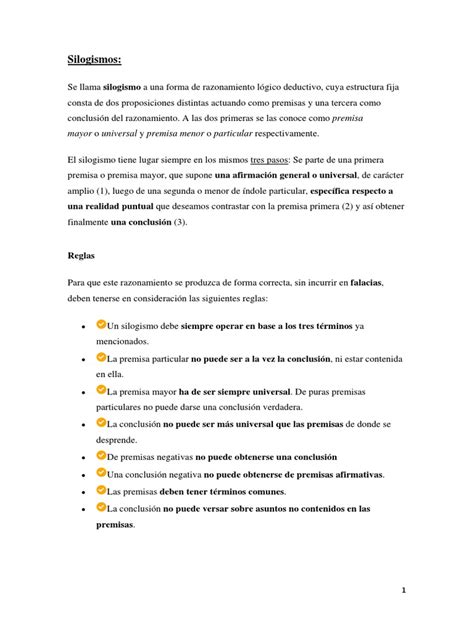 Ejercicios De Lógica Pdf Falacia Lógica