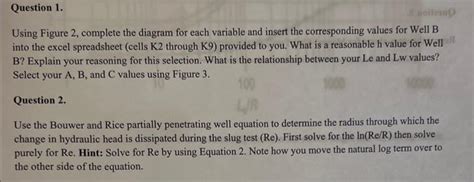 solved using figure 2 complete the diagram for each