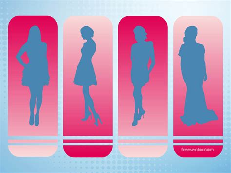 Fashion Models Vector Vector Art And Graphics