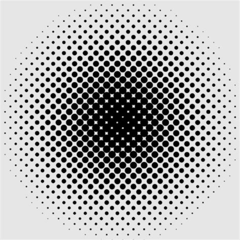 Computer Graphics Halftone Circle Pattern Algorithm Implementation