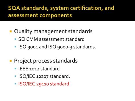 Components Of The Sqa System Ppt