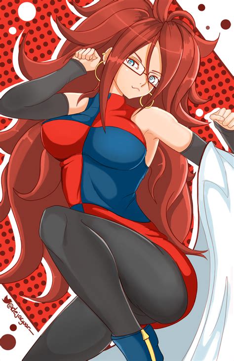Android 21 By Dejaguar Dragon Ball Fighterz Know Your Meme