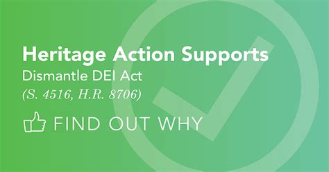 Key Vote Cosponsorship Of The Heritage Action For America