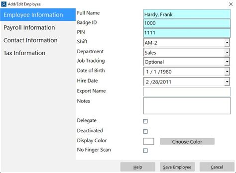 Free Employee Time Clock Software Time Clock MTS