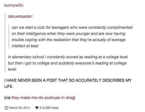 From Being Above Average To Just Being Average R Tumblr