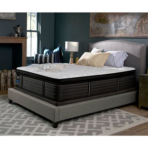 Sealy Response Premium 16 In Queen Plush Euro Pillowtop Mattress Set