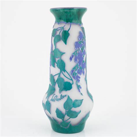 La Rochère A Cameo Glass Vase France Bukowskis