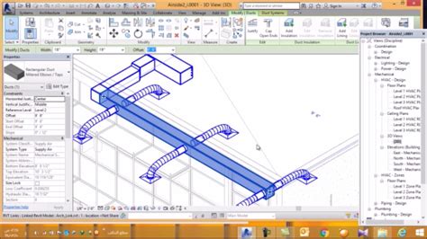 Draw Duct Revit At Marilyn Rose Blog