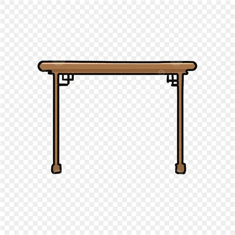 家具 木桌 桌子 手繪 表剪貼畫 家具類 木質桌子素材圖案，psd和png圖片免費下載