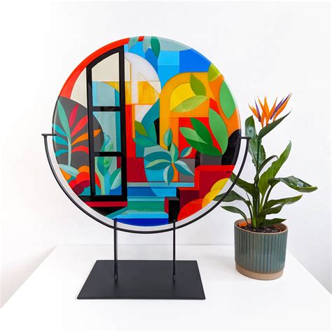 The Hard Edge Glass Art Style Explained Glass Art By Linda