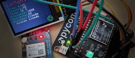 Micropython Weather Report Using Neo M8n Lemariva Tech