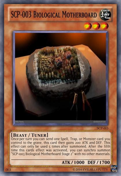 Scp 003 Yu Gi Oh Card By Evilsillyputty On Deviantart