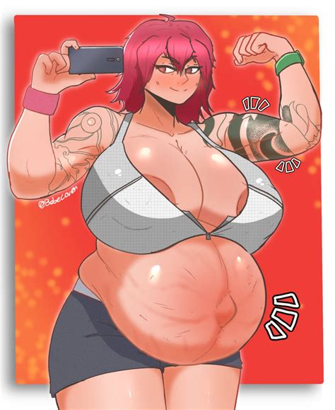 Rule 34 Abs Bebecoven Emphasis Lines Flexing Flexing Bicep Hyper