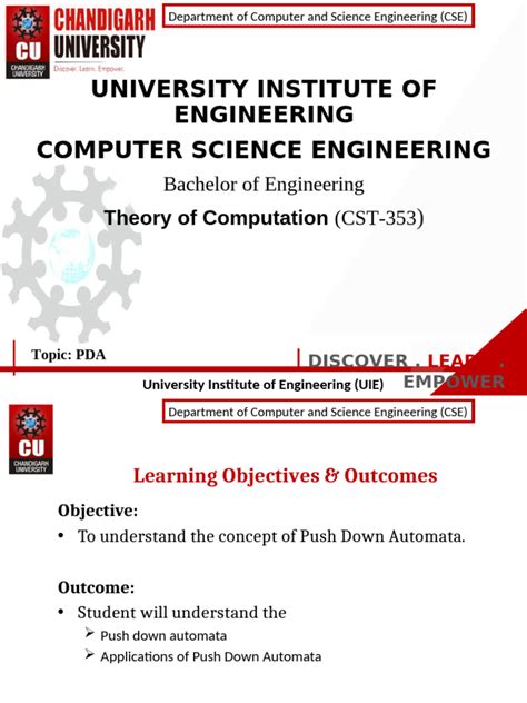 Ppt 3 2 1 Pda Definition Examples Pdf Computing Models Of Computation