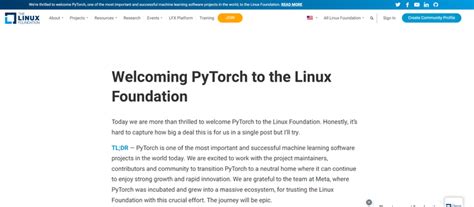 里程碑！pytorch 正式加入 Linux 基金会，社区治理这一核心将不会改变 知乎