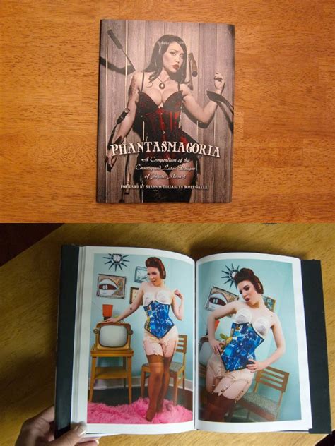 Ludella Hahn - Phantasmagoria - BOOK - 2011 - 4 full page photos, pages 90 and 91 shown here ...