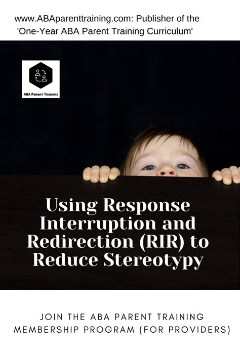Response Interruption And Redirection Aba Parent Training Curriculum Ceus Support More