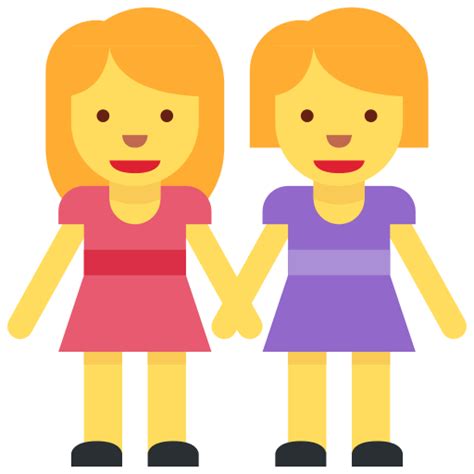 Girls Holding Hands Emoji
