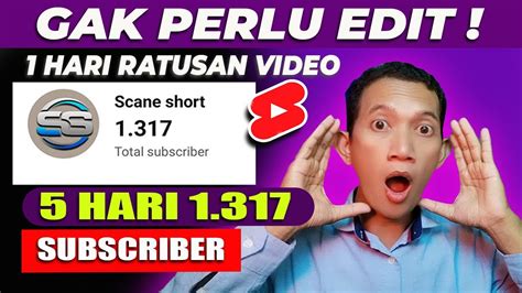 Ide Konten Tanpa Edit Cara Membuat Video Short Di Youtube Hari Buat Ratusan Video Shorts YouTube