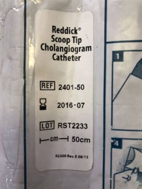 New Lemaitre 2401 50 Reddick Scoop Tip Cholangiogram Catheter X Disposables General For