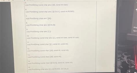 Solved Rr A Two Dimensional Array Answer And Constants ROWS Chegg