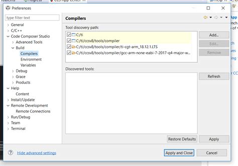 Ccs Launchxl Cc X R Imported Project Giving Compiler Error Code Composer Studio Forum