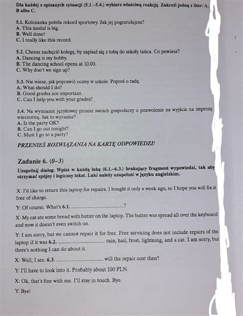 Potrzebuje Pomocy Z Tymi Dwama Zadaniami Z Jezyka Angielskiego Prosze O Pomoc Zadania 2
