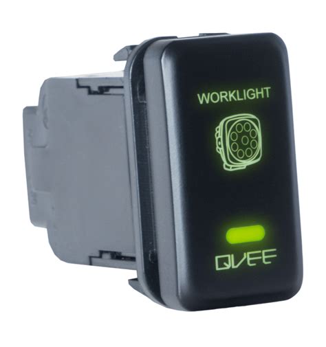 Qvswhl2bl Large Toyota Worklight Switch With Green Illumination On Off
