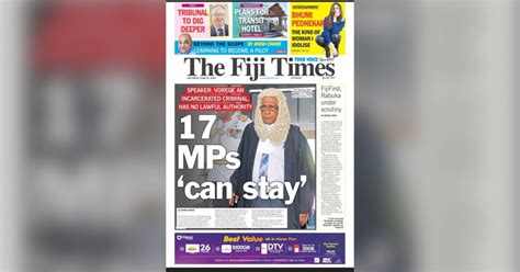 From The Editor In Chiefs Desk Your June 15 Briefing The Fiji Times