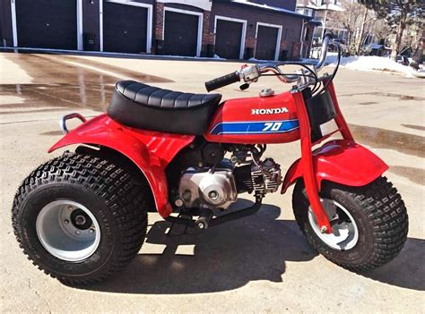 1982 Honda Atc70 Honda Trike Vintage Bikes Mini Bike