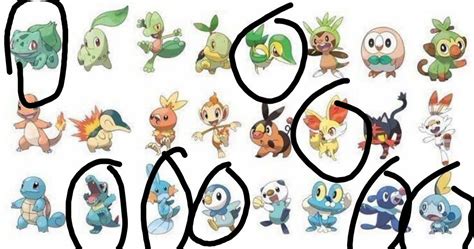 Esam Panda Global On Twitter My Preferred Starters In All Pokemon