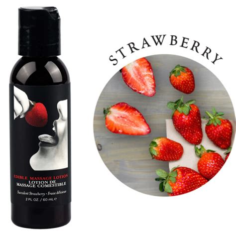 Edible Massage Lotion With Hemp Seed Oil And Shea Butter By Earthly Body