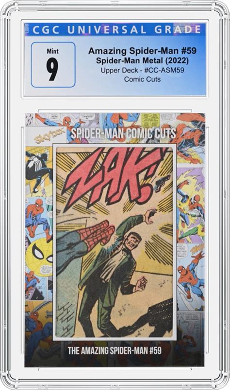 CGC Trading Cards Certifies 01 15 Amazing Fantasy 15 Comic Cut Card CGC