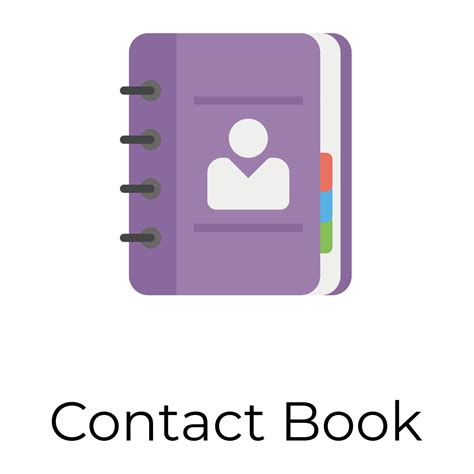 Trendy Contact Book 13955921 Vector Art At Vecteezy