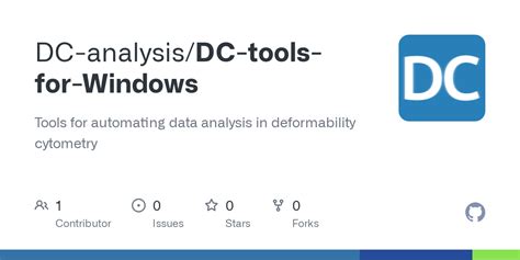 Github Dc Analysisdc Tools For Windows Tools For Automating Data