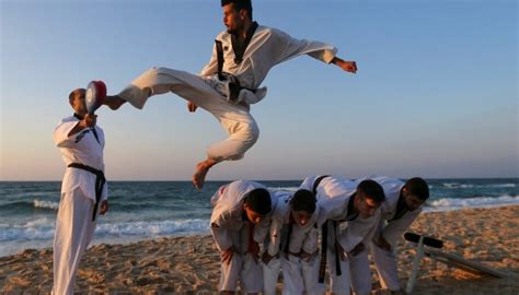 Gazas Taekwondo Athletes Kick And Punch High South China Morning Post